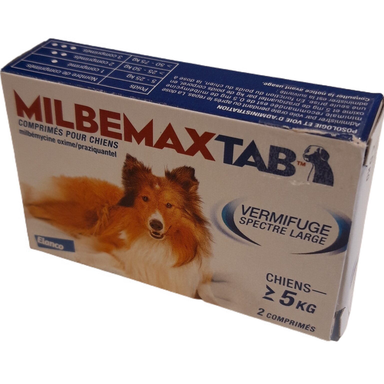 Milbemax Tab Chien – Comprimés vermifuge | Zoo Santé