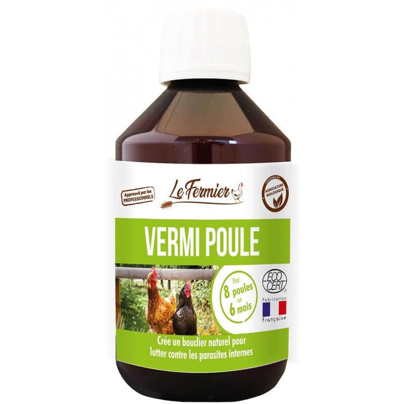 VERMI POULES Le Fermier 250 ml – Complément Anti-Parasitaire Naturel ...