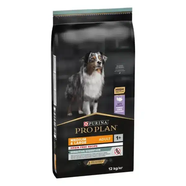 Purina Pro Plan Chien M&L Adult Sensitive Digestion Grain Free Dinde 2 ...